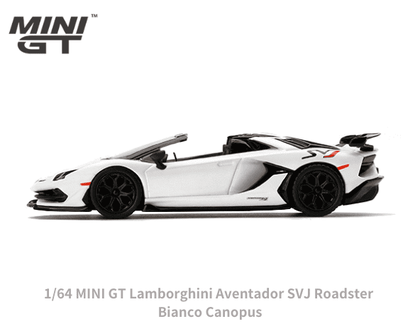 1/64スケール MINI GT「ランボルギーニ・アヴェンタドール SVJ 1/64スケール MINI GT「ランボルギーニ・アヴェンタドール SVJ