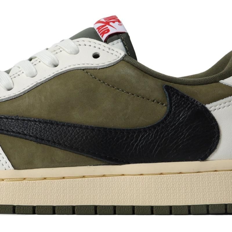 Travis Scott × NIKE AIR JORDAN 1 LOW OG SP MEDIUM OLIVE Travis Scott × NIKE AIR JORDAN 1 LOW OG SP MEDIUM OLIVE
